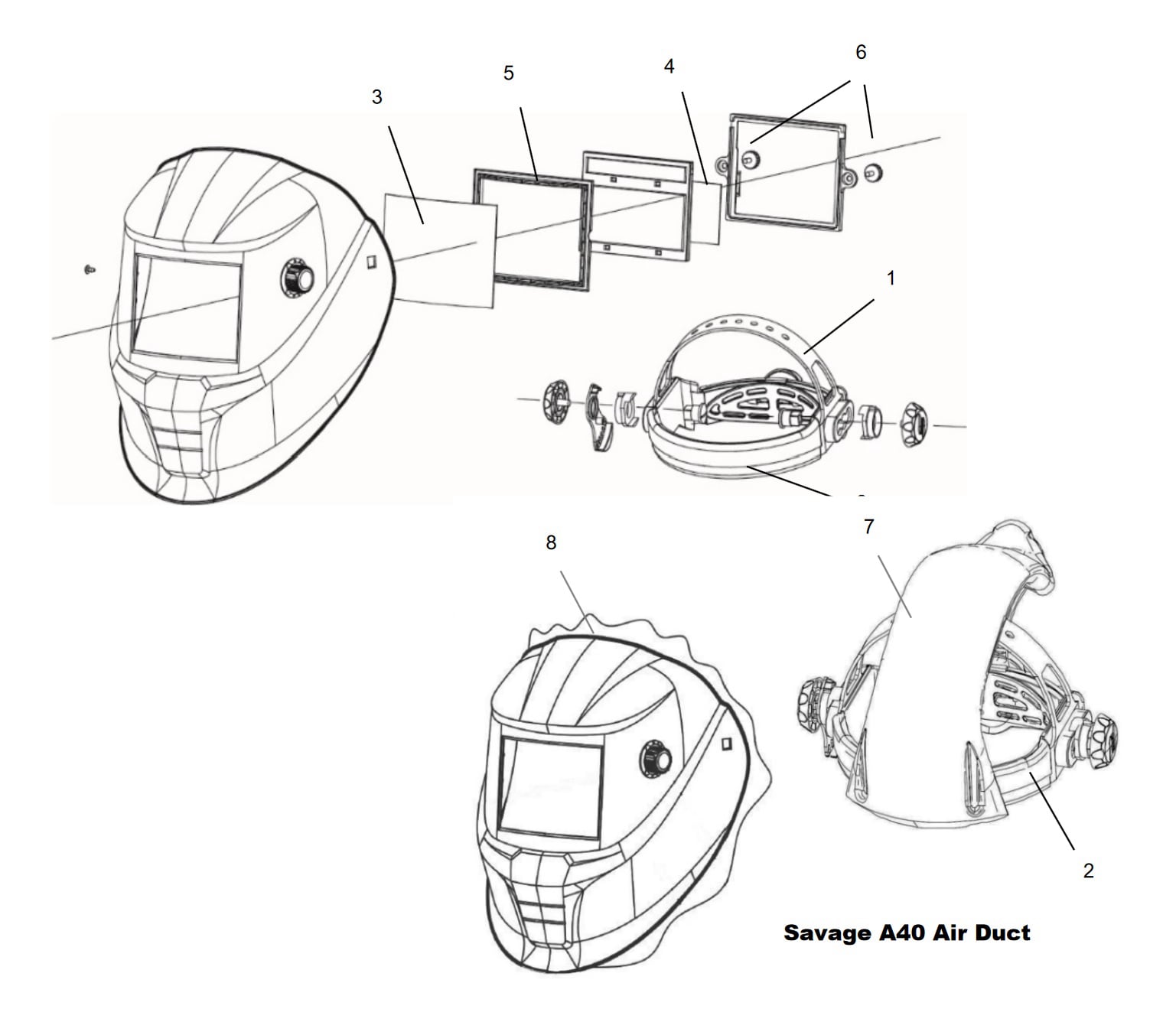 ESAB Savage A40 with PAPR