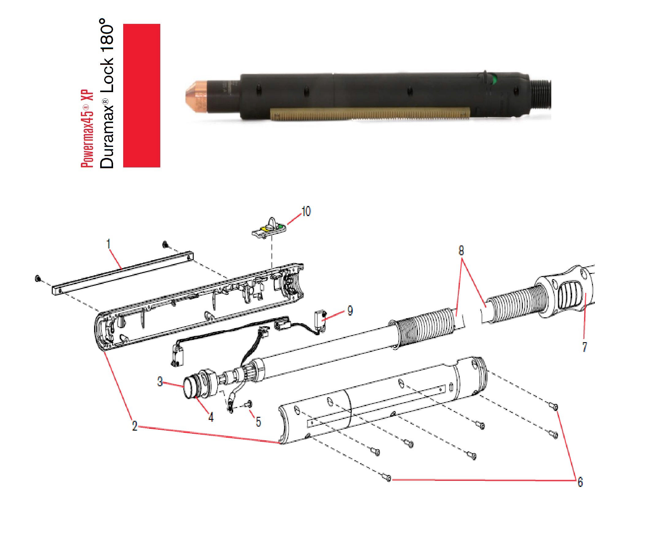 Hypertherm Duramax 45 XP - 180 Degree