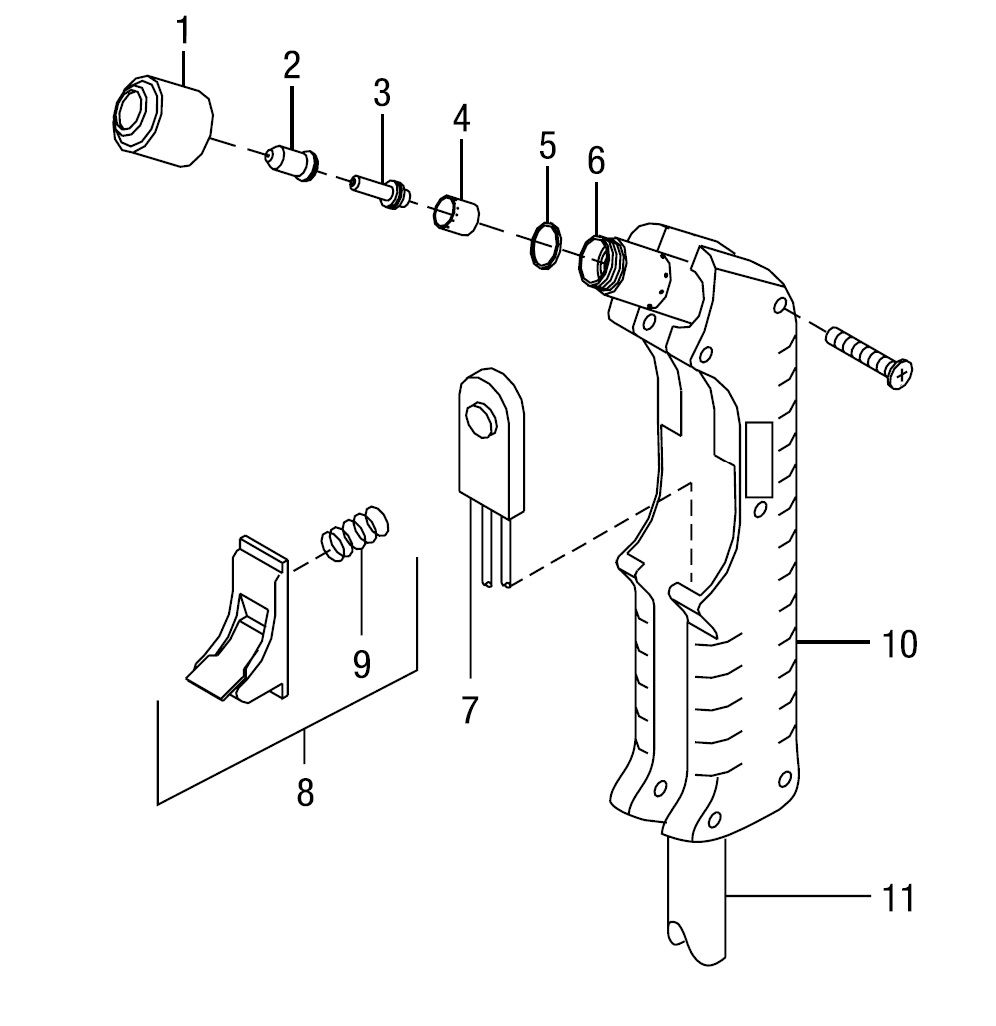 ICE-25CX / ICE-27C / ICE-27T Plasma Torch