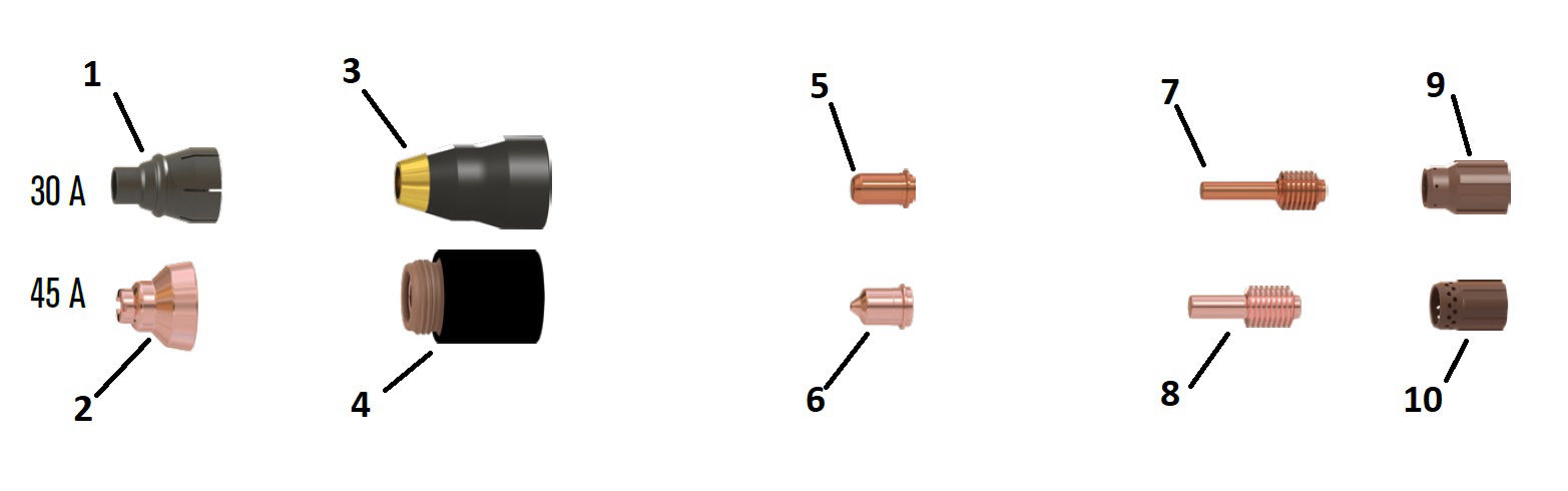 Hypertherm T45V PMX 45 Hand Torch